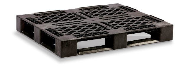 RACX Black Plastic Pallets | Grommet & Lip | Growers' Goods